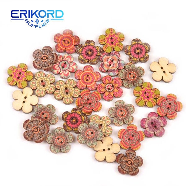 Flower Shape Buttons - Etsy