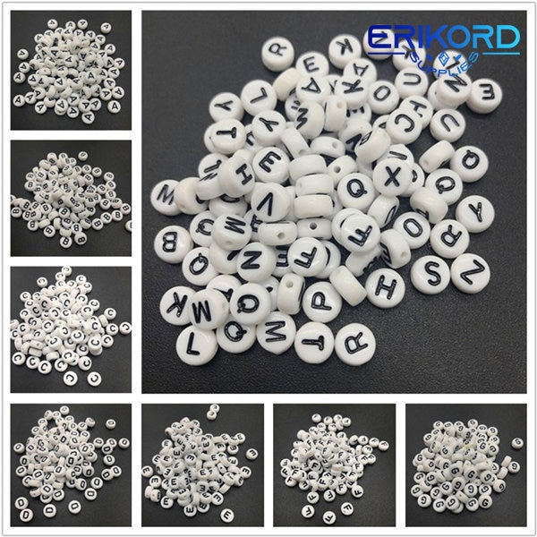 Alphabet Beads Single Letter - Etsy