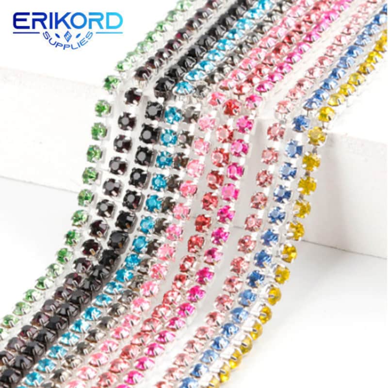 Rhinestone Chain - Etsy