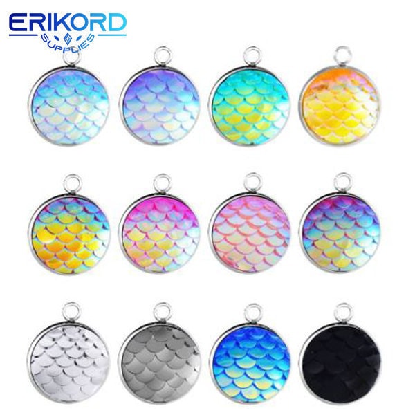 Fish Scale Charms - Etsy