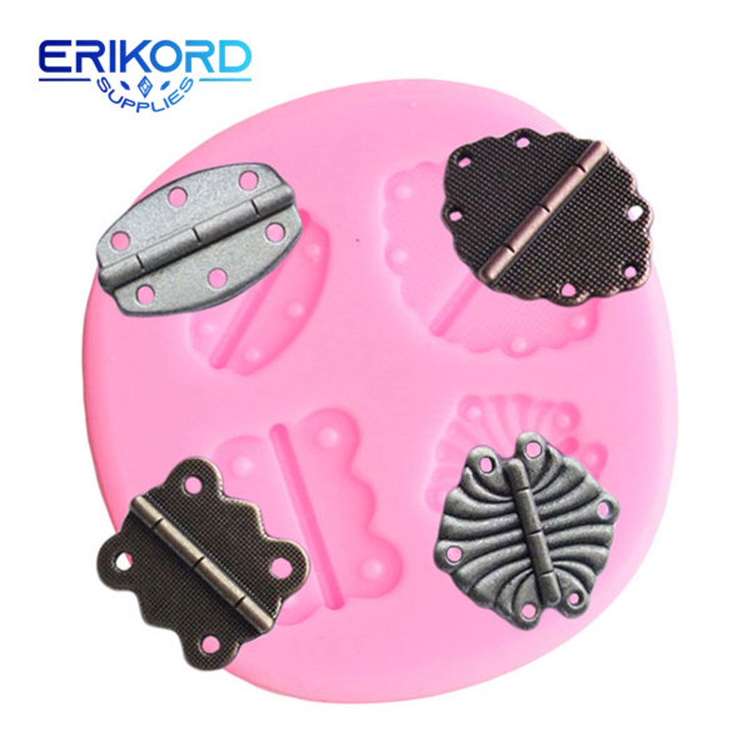 3D Vintage Industrial Steampunk Hinge Silicone Fondant Molds DIY Party ...