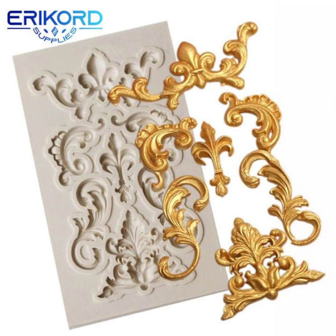 Decorative Mold Fancy Border Silicone Mould Fondant Mold Cake ...