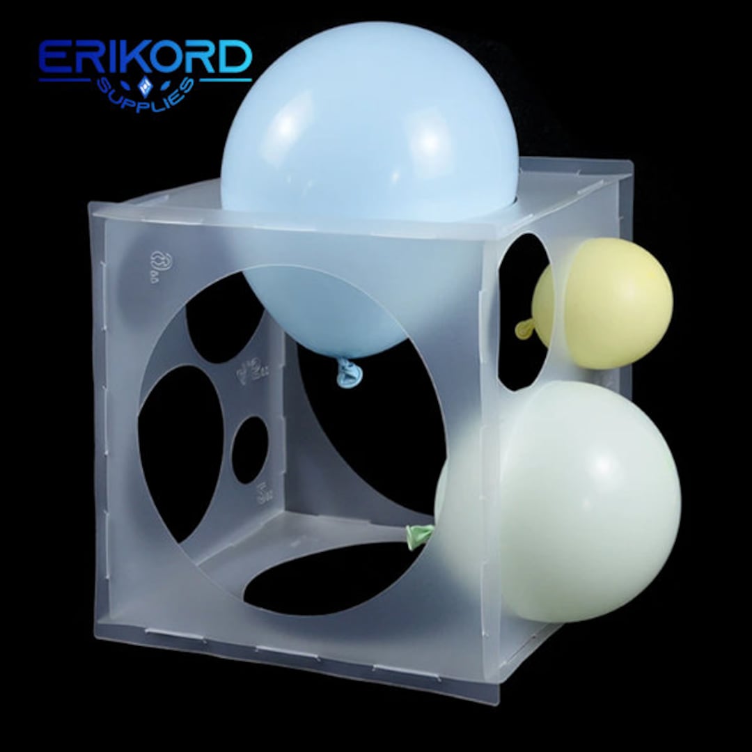 11holes Plastic Balloon Sizer Box Measurement Tool for Balloons Arch ...
