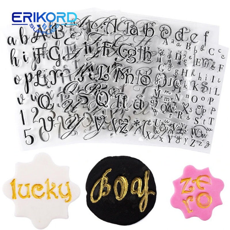 Fondant Letters - Etsy