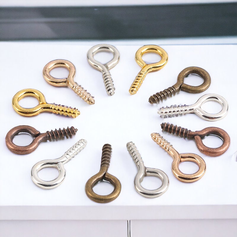 Tiny Eye Screws - Etsy