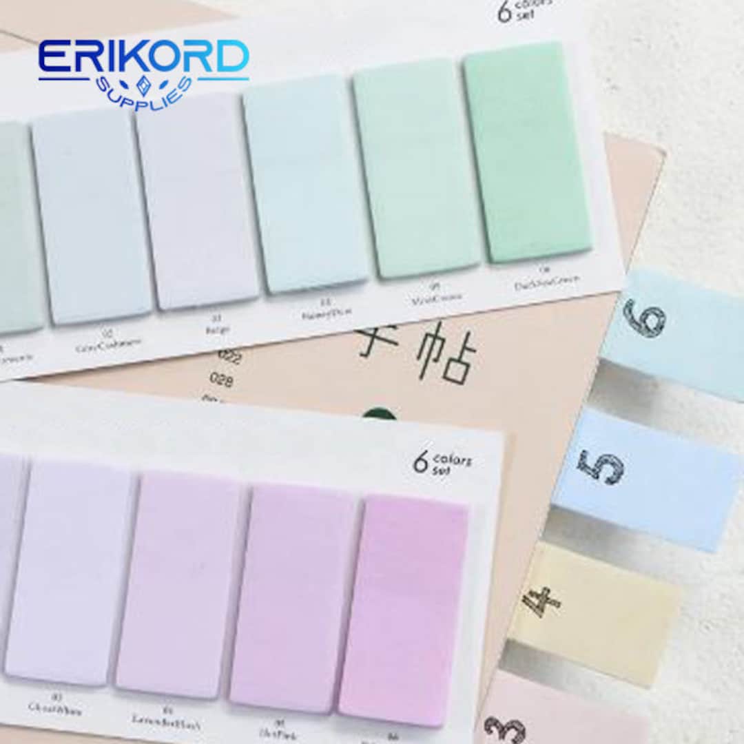 120 Sheets/pad Water Color Notebook Planner Bookmark Sticky Notes ...