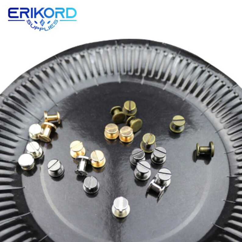 20sets/lot Metal Screw Rivets DIY Luggage Leather Belt Craft | Etsy