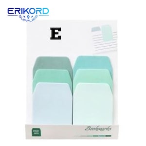 Index Divider Sticky Notes Paper Tabs, Self Adhesive Memo Pads, 60 ...