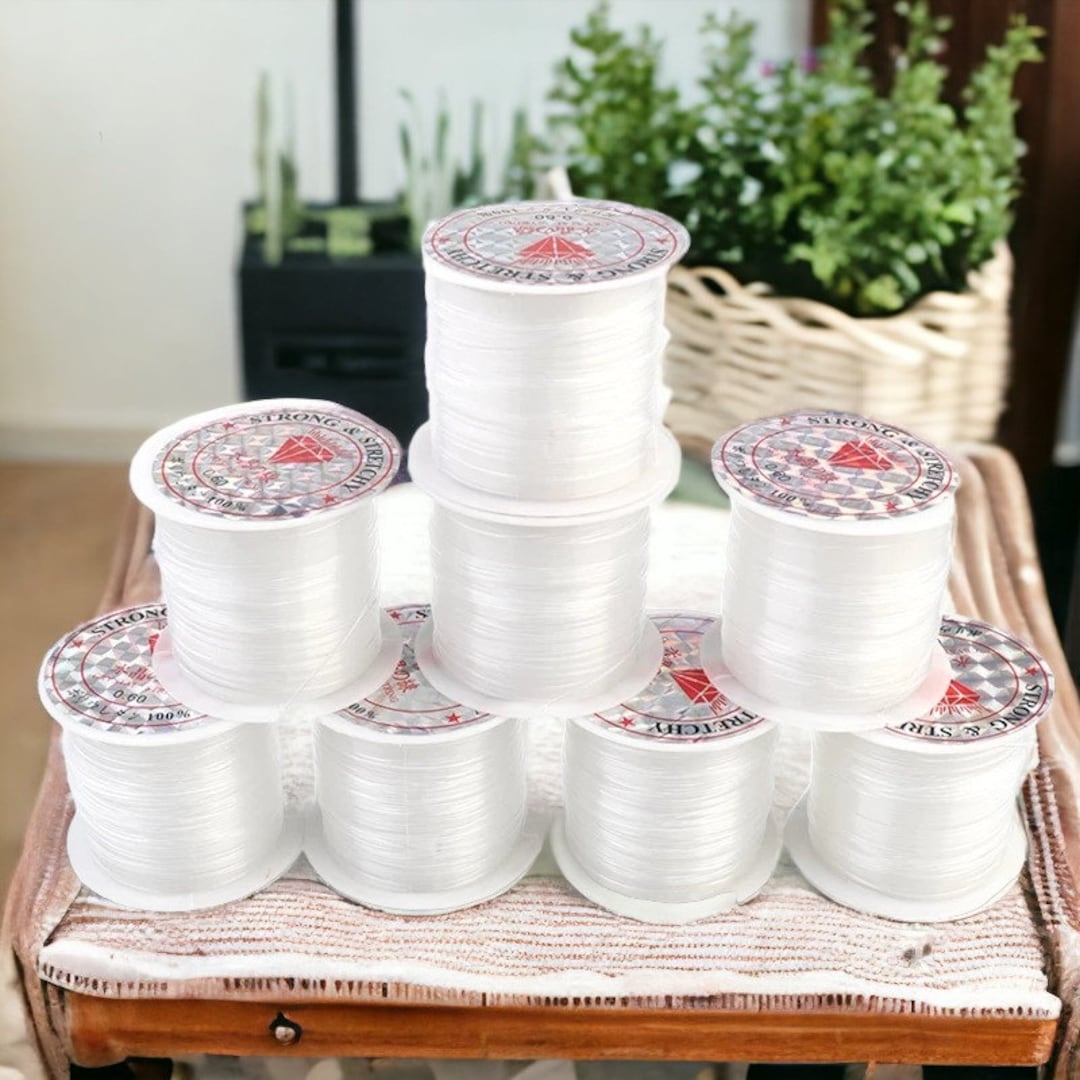 Plastic Crystal Non Stretch Clear Nylon String Beading Cord Thread for ...