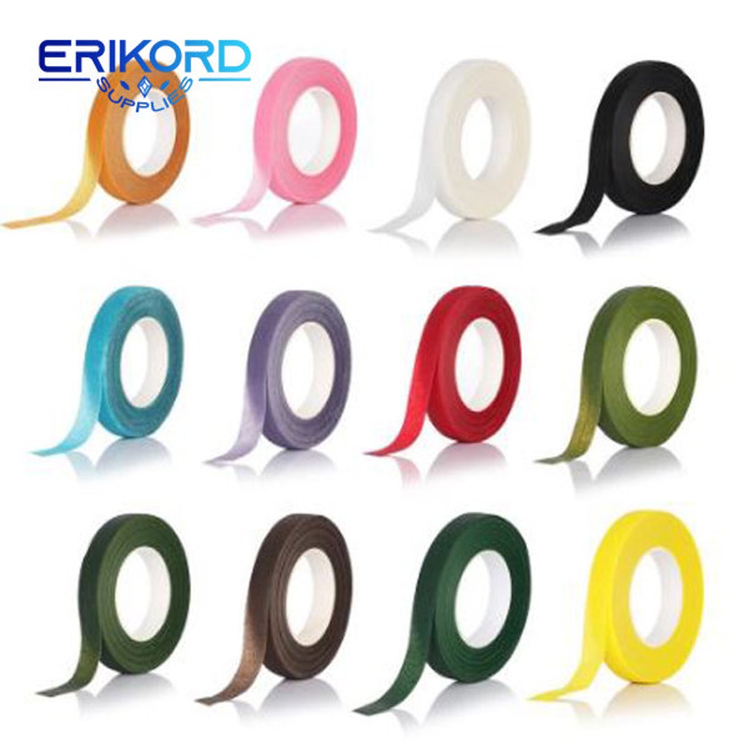 Artificial Flower Floral Washi Tape Stamen Wrapping Florist Green Tapes ...