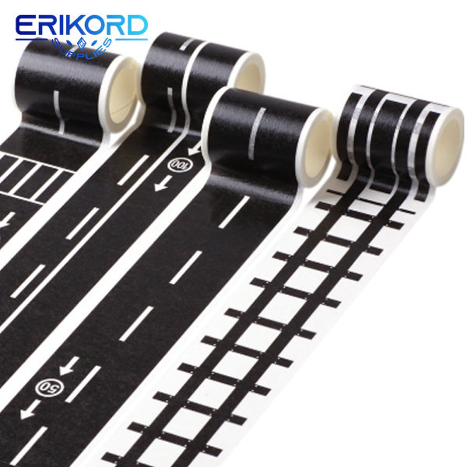 Hand DIY Railway Road Stickers Creative Traffic Road Marking - Etsy