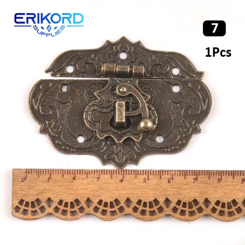 Vintage Antique Brass Wood Suitcase Box Clasp for Wooden Boxes | Etsy