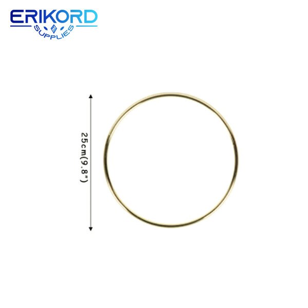 10-40cm Metal Hoops Home Door Hanging Gold Iron Metal Ring Wreath Wall ...