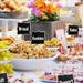 5/10pcs Wedding Blackboard Mini Wooden Chalkboard Message Sign Food ...