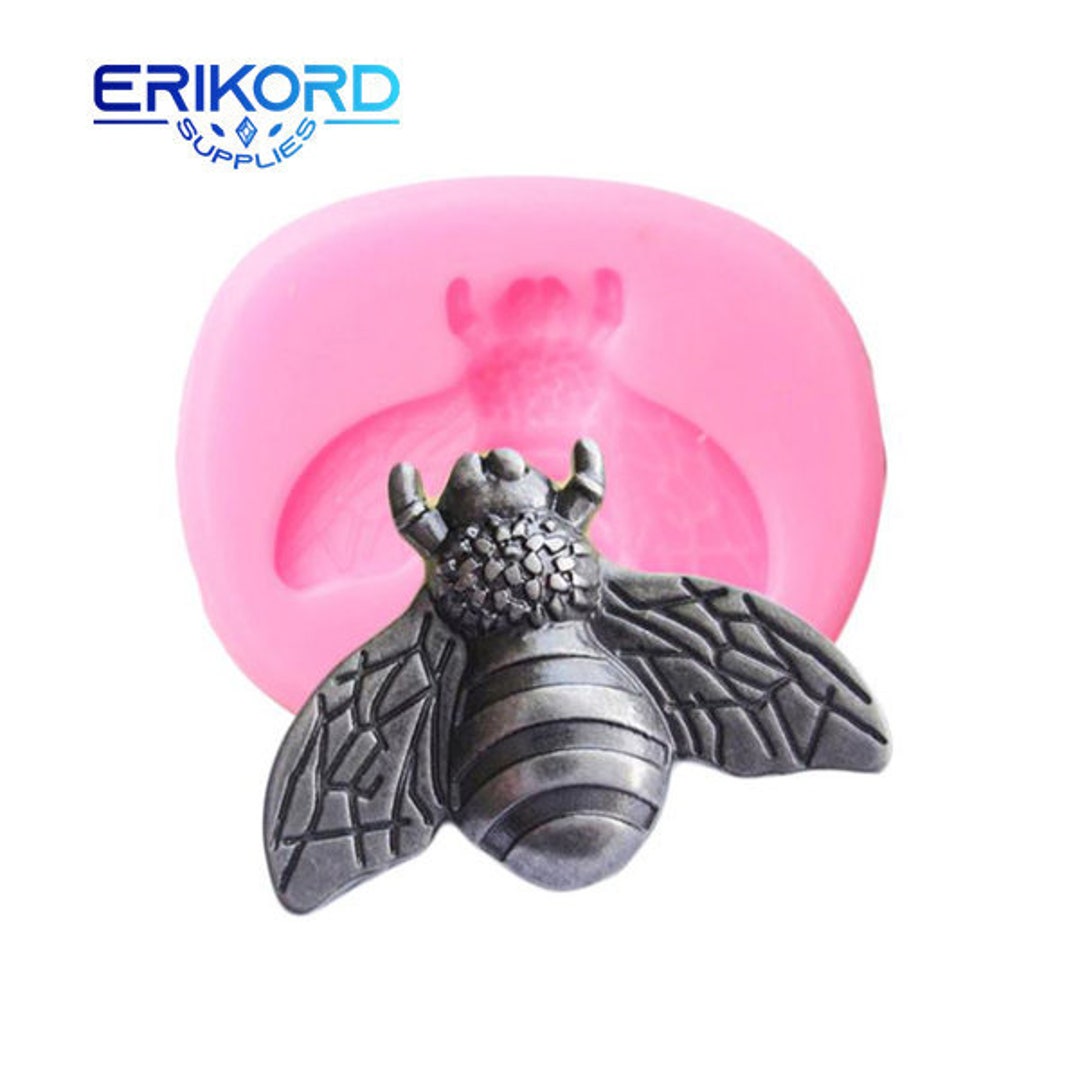 3D Bumble Bee Silicone Molds Insect Bug Candy Chocolate Fondant Mold ...