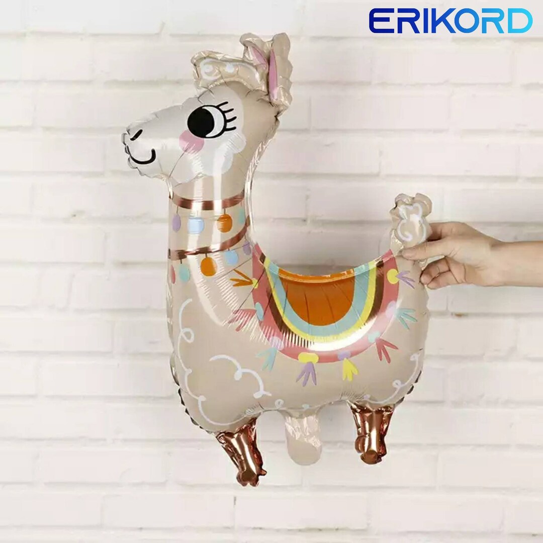 32 Inch Llama Balloon Cartoon Animal Balloons Llama Decoration Birthday ...