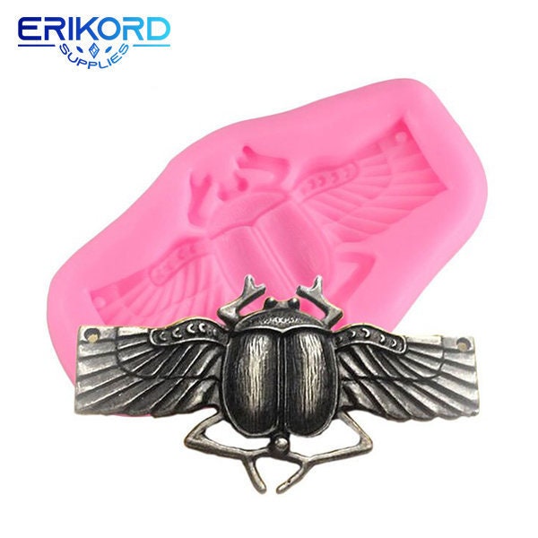 3D Scarab Beetle Silicone Mold Insect Cupcake Baking Fondant | Etsy