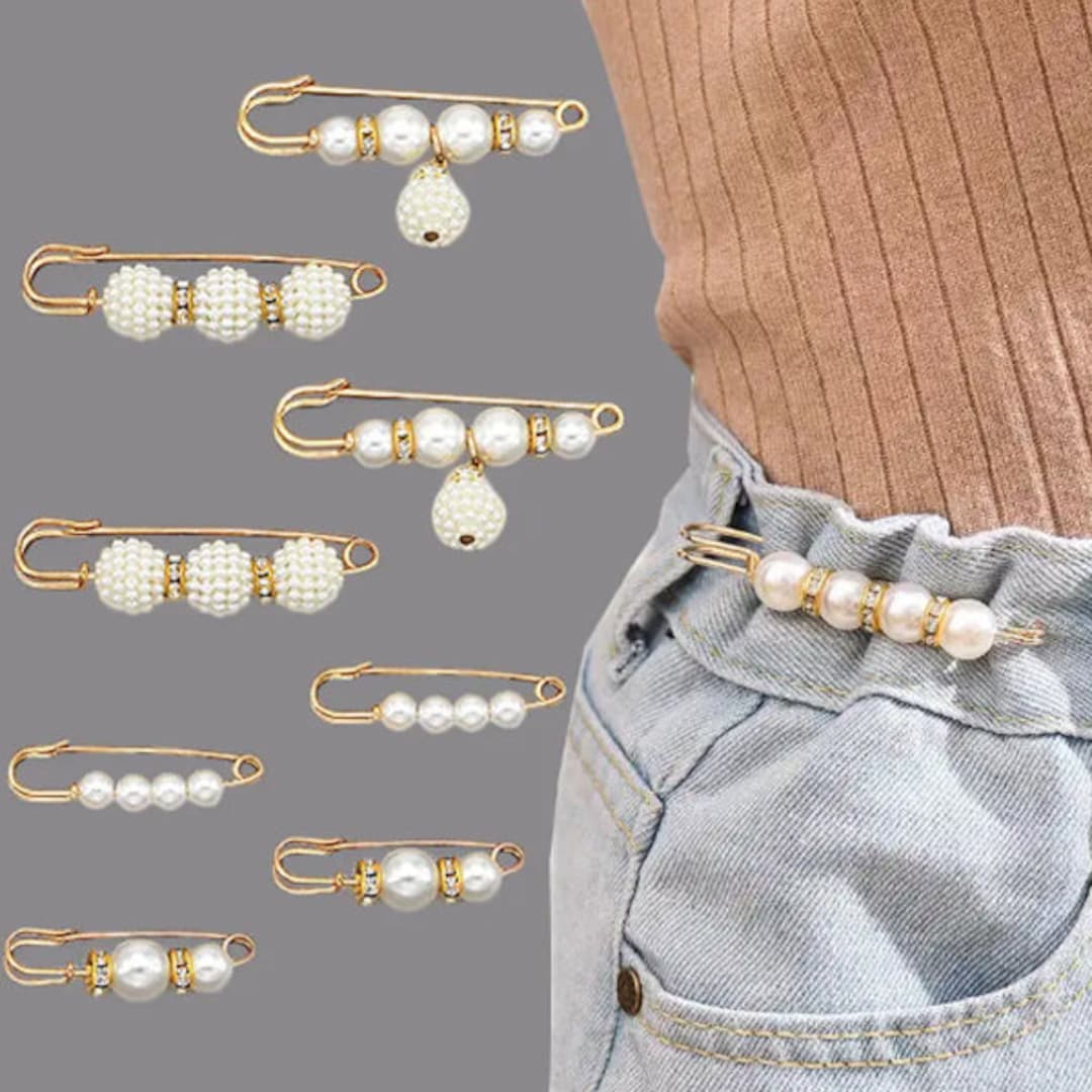 Detachable Metal Pins Fastener Pants Pin Retractable Button Sewing Free ...