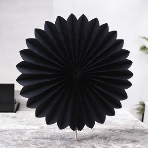 5pcs 10/15/20/25cm Paper Fan Pinwheel Round Lantern Giant Paper Flowers ...