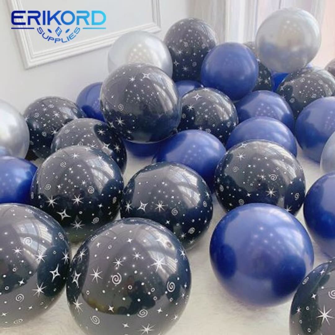 30pcs 10 Inch Space Theme Party Balloons Astronaut Rocket Foil - Etsy
