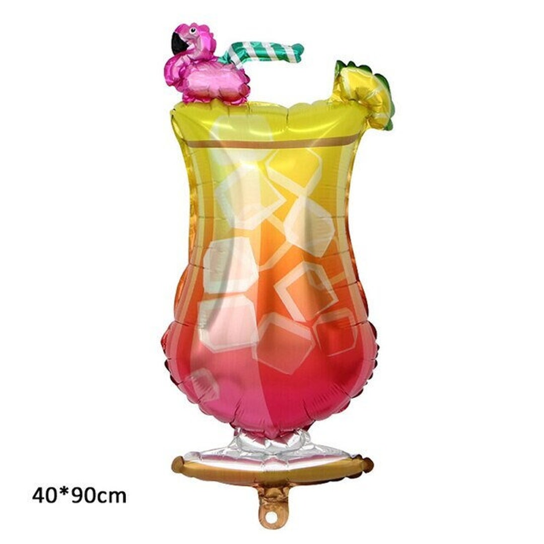 90x40cm Giant Drink Balloon Cocktail Balloon Glass Balloon Party ...
