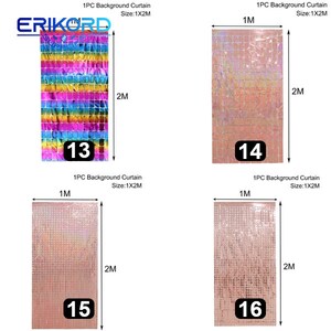 Birthday Party Decorations Shimmer Sequin Backdrop Background Christmas ...