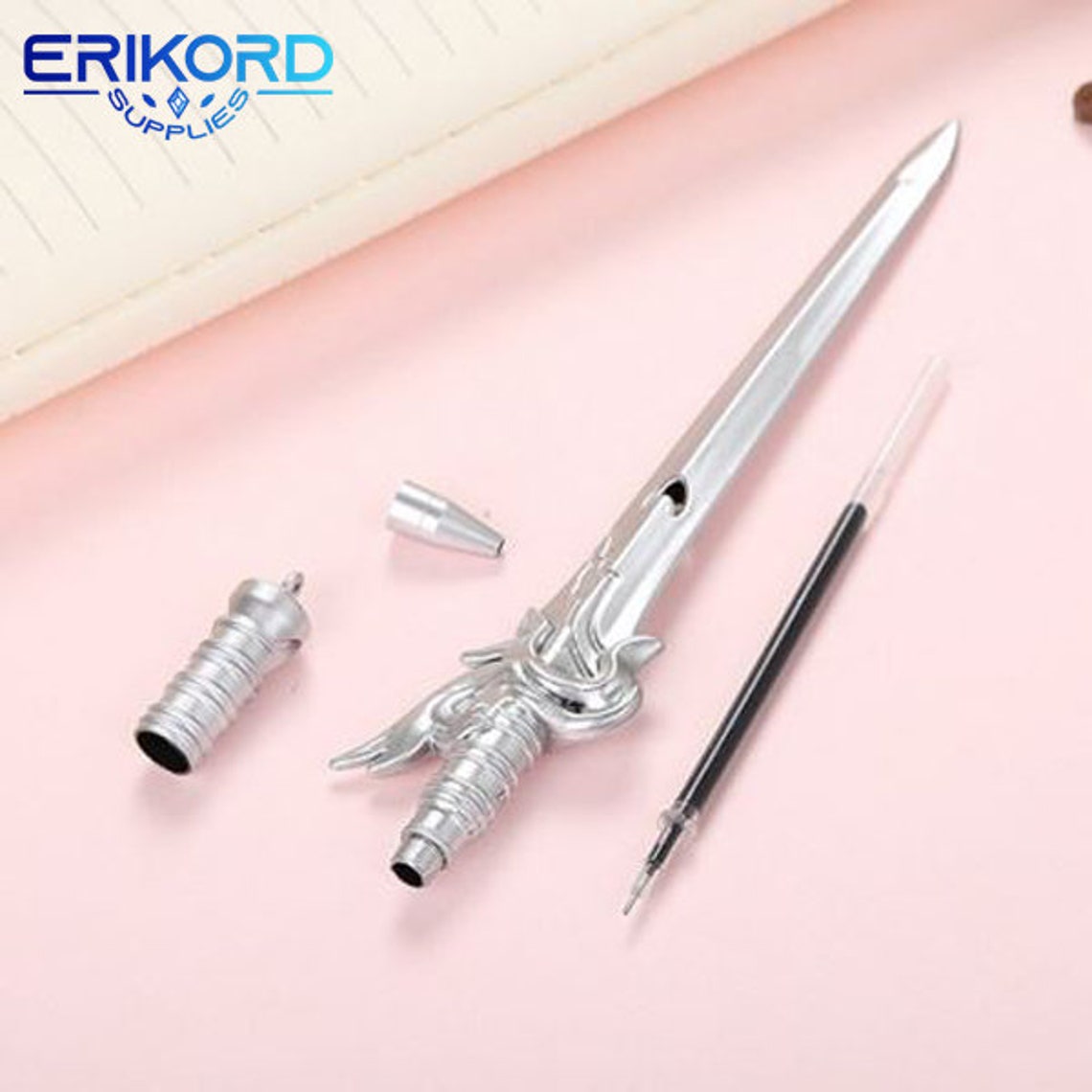 1pc Sword Pen 0.5mm Creative Stationery Sword Gel Pens Black - Etsy
