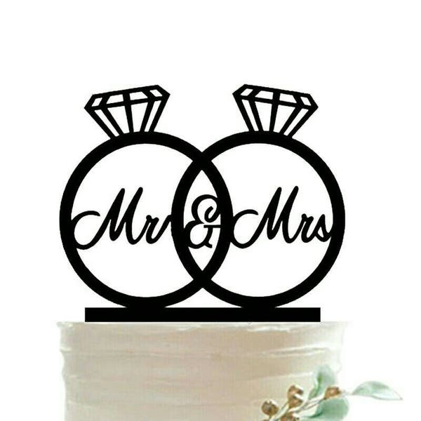 Ring Cake Topper - Etsy