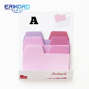 Index Divider Sticky Notes Paper Tabs, Self Adhesive Memo Pads, 60 ...