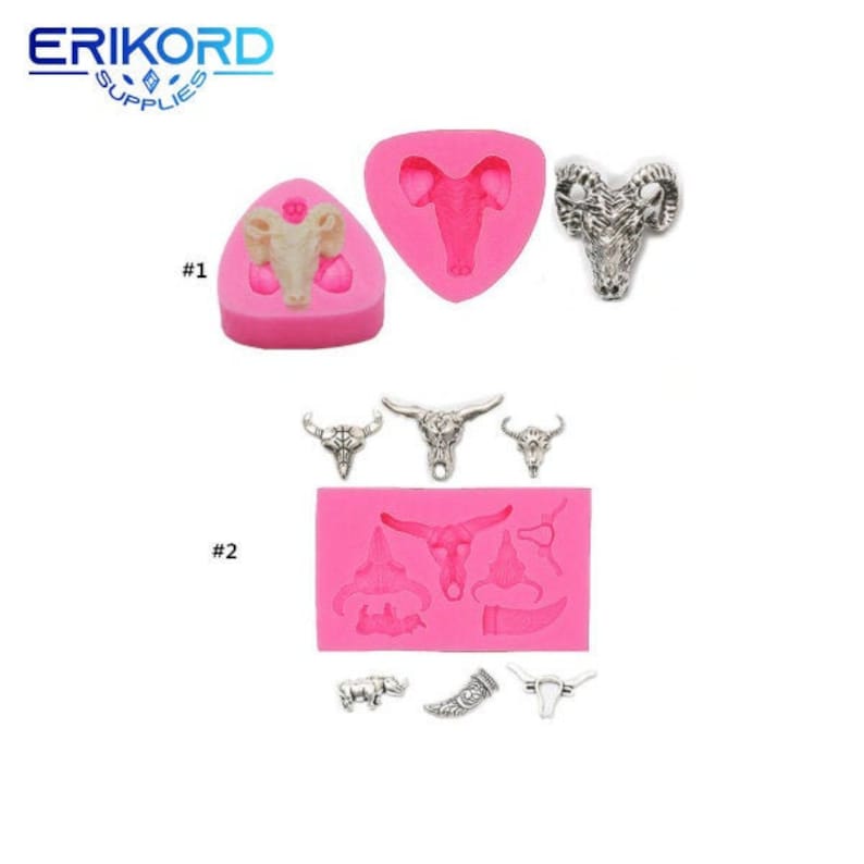 Sheep Head Mold Cow Bull Mold Polymer Clay Resin Fondant - Etsy