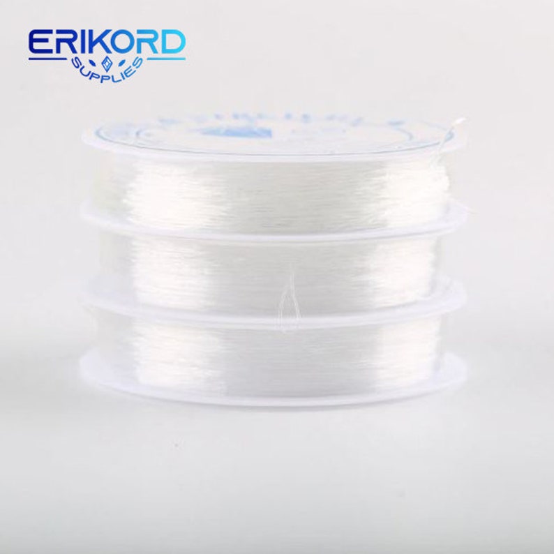 6 Size Transparent Strong Crystal Elastic Beading Line Cord Thread ...