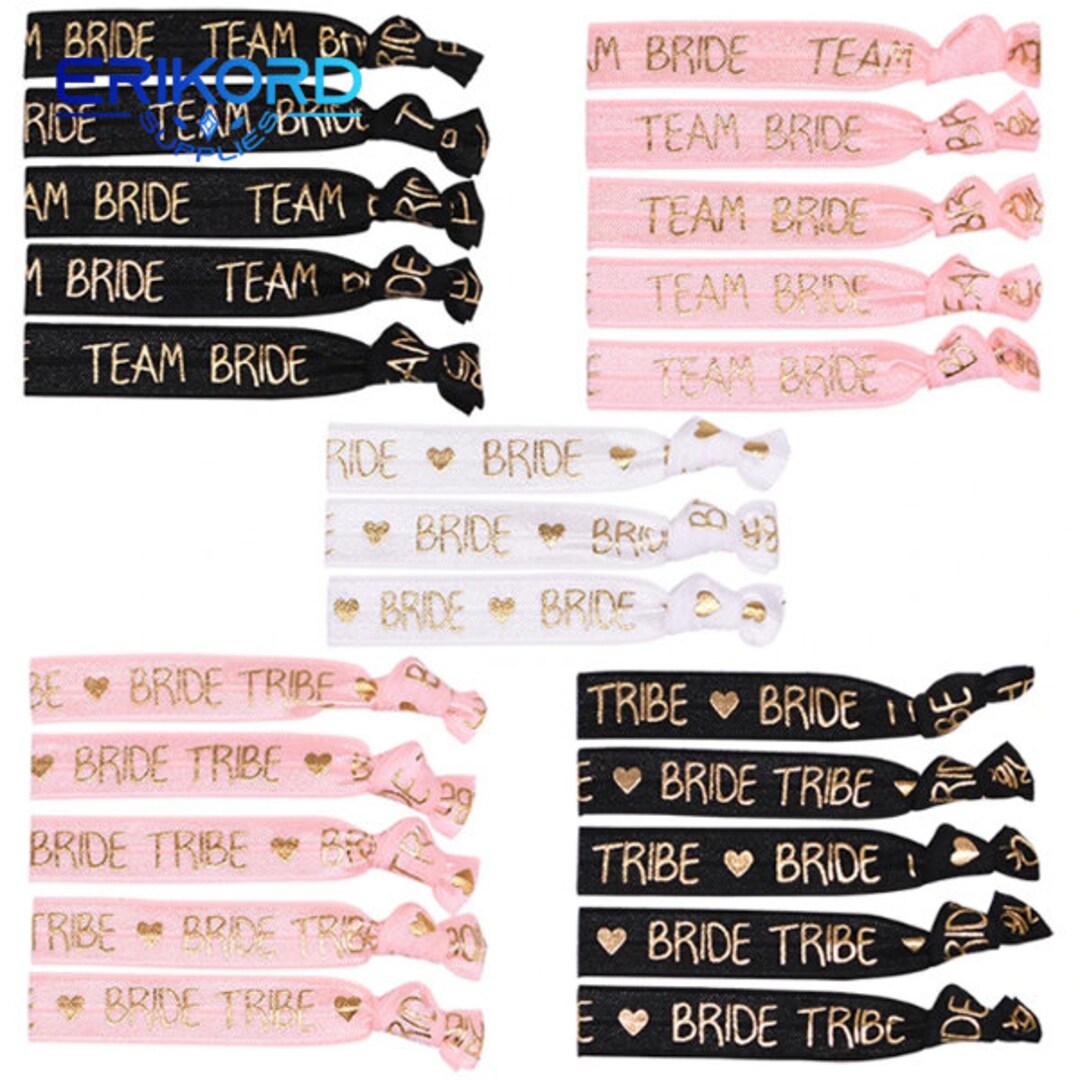 6/11pcs Bachelorette Party Wristbands Team Bride Bracelet Bride to Be ...