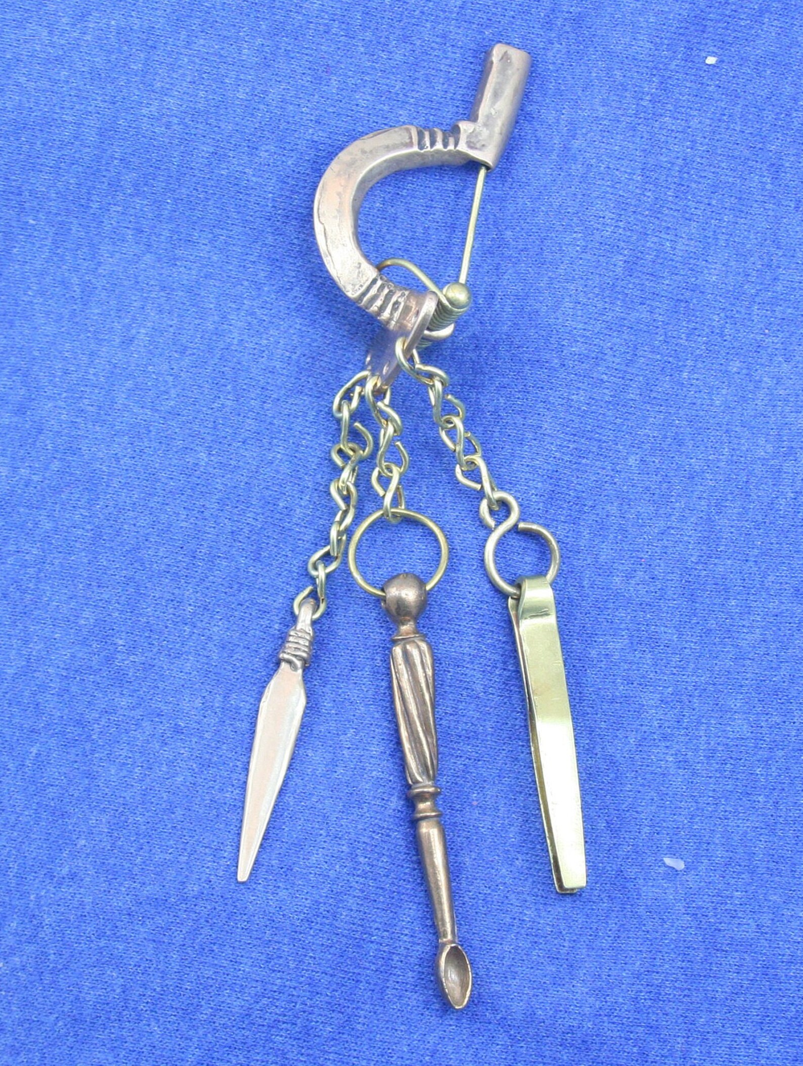 Viking Grooming Tools Twisted Bronze Loop or Double Horse - Etsy