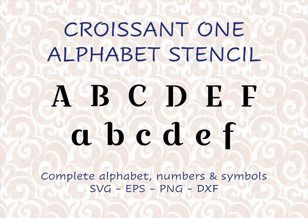 Alphabet Letter Stencil Vector Image SVG Files for Cutting Machines ...