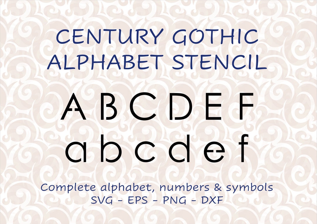 Alphabet Letter Stencil Vector Image SVG Files for Cutting - Etsy
