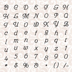 Alphabet Letter Stencil Vector Image SVG Files for Cutting Machines ...
