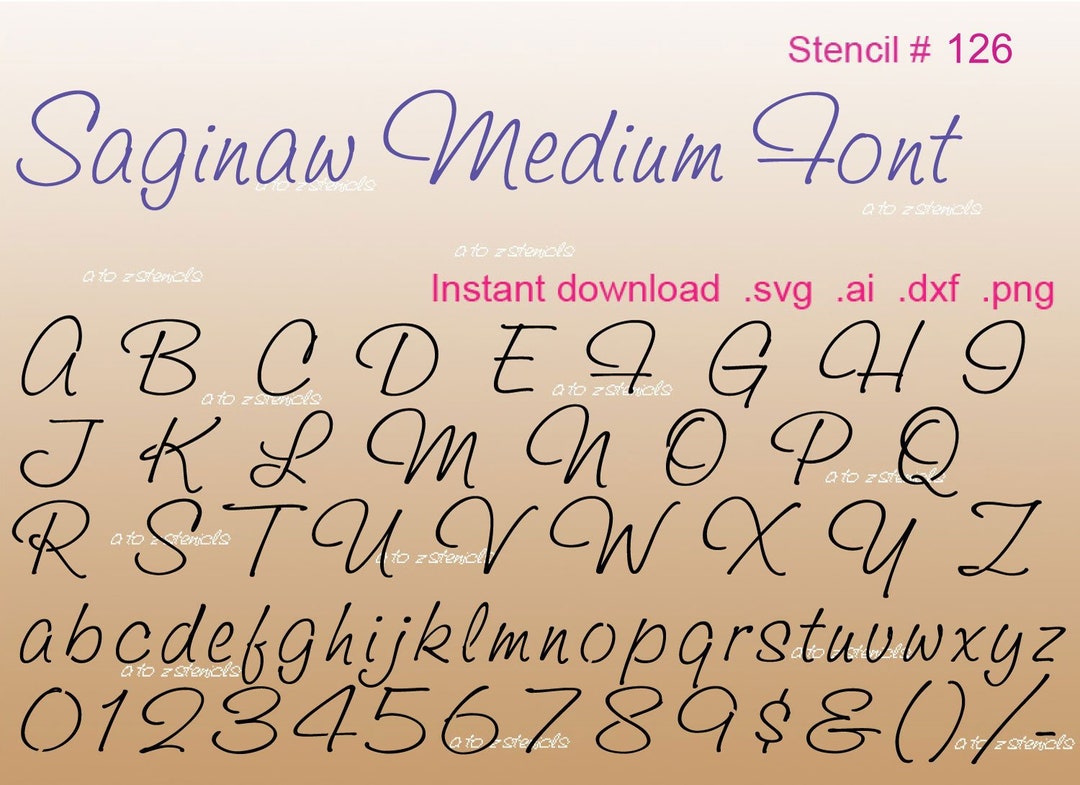 Alphabet letter stencil vector image SVG files for cutting machines ...