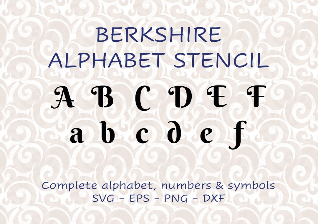 Alphabet Letter Stencil Vector Image SVG Files for Cutting Machines ...