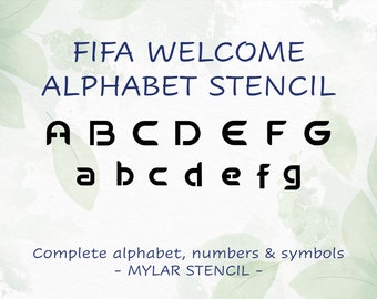 Western Full Alphabet Stencils by Studior12 Reusable Wild West ...