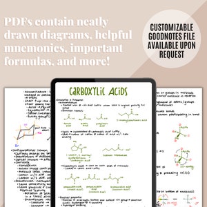 Organic Chemistry MCAT Study Guide - Etsy