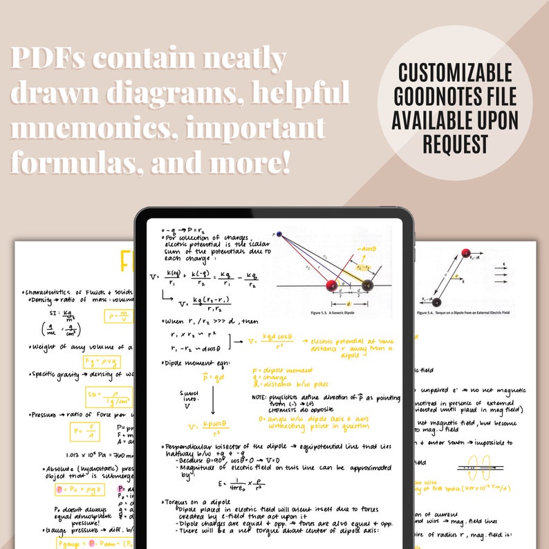 Physics and Math MCAT Study Guide - Etsy