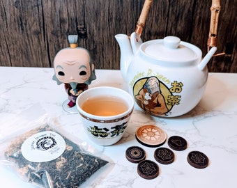 Ceramic Chinese Kung Fu Tea Set, Teacups, Tea Pot, Dragon, Rabbit, Koi ...