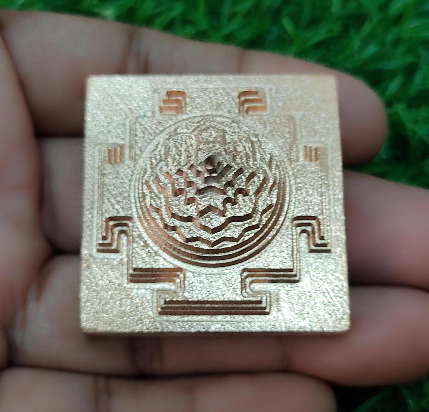 Pure Copper Meru Shri Yantra Ancient Design for Peace Prosperity and ...