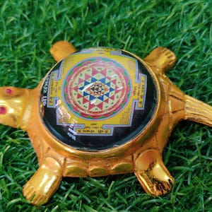 Tortoise Kachu Shri Yantra Chakra for Positive Energy and Aura in Home ...