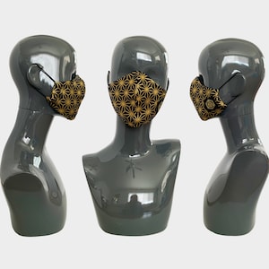 Ninja Face Mask | Sacred Geometry Face Mask | Rave Mask | Designer Face ...