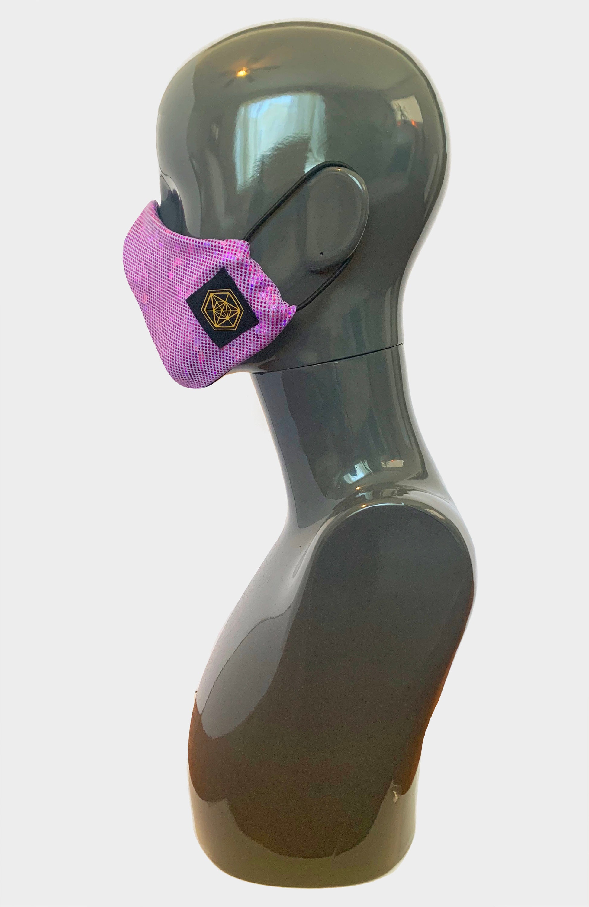 Glitter Face Mask Rave Mask Sparkle Face Mask Bling Face | Etsy