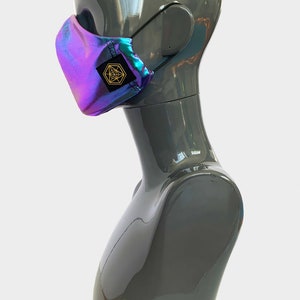 Reversible Festival Hood | Face Mask | Rave Mask | Rave Hood | Bling ...