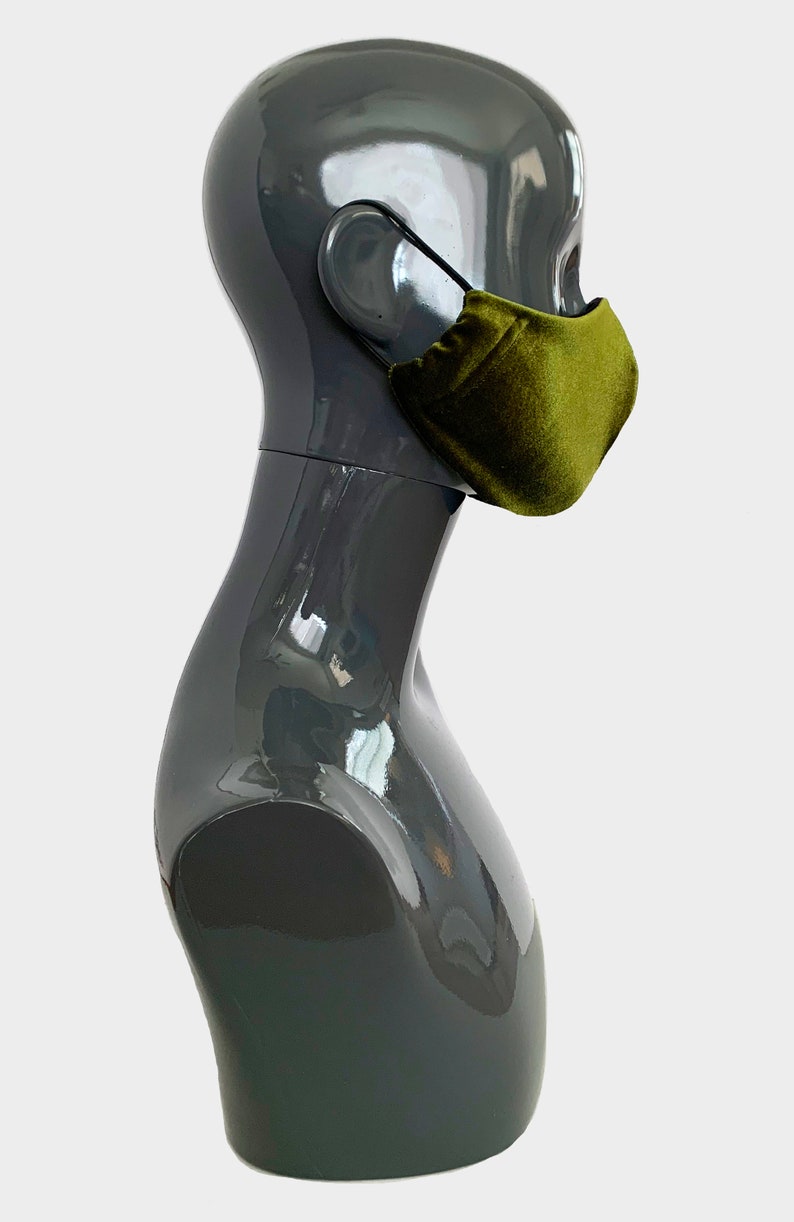 Green Face Mask Adjustable Face Mask Face Mask Velvet - Etsy