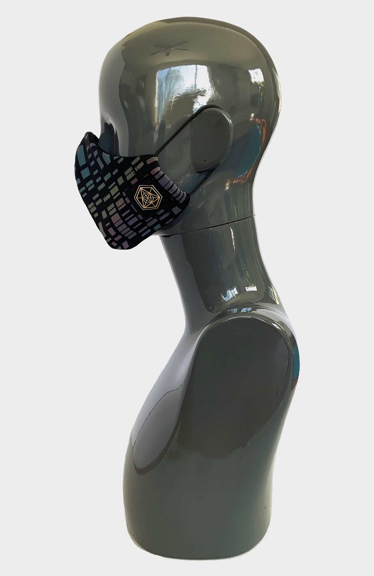 Rainbow Face Mask Rave Mask Mouth Mask Adjustable Dust - Etsy