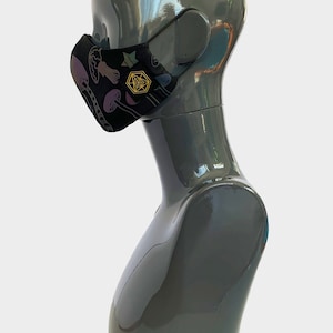 Reflective Festival Hood | Reversible Mushroom Hood | Face Mask | Rave ...